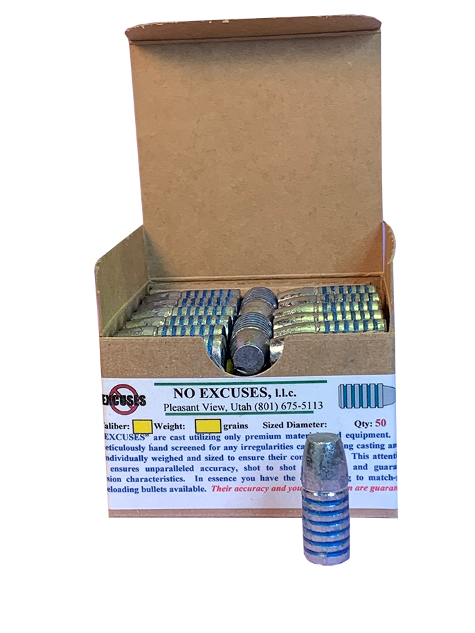 45 Caliber 495 Grains – NO EXCUSES MUZZLELOADING BULLETS